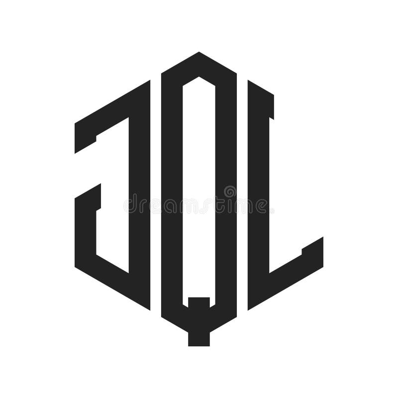 JQL Logo Design. Initial Letter JQL Monogram Logo Using Hexagon Shape ...