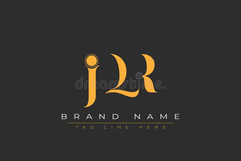 JQR Abstract Letter Logo Design Stock Vector - Illustration of symbol ...