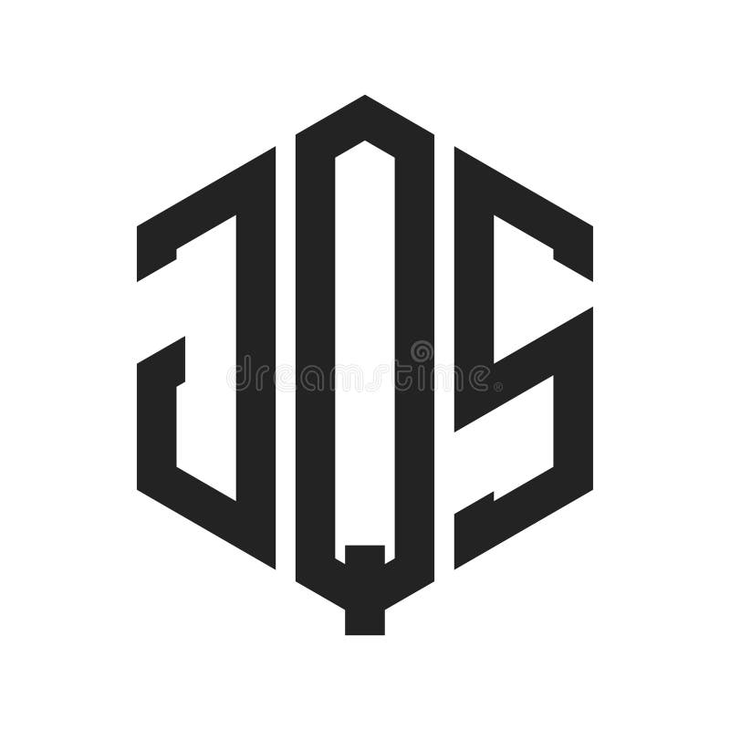 JQS Logo Design. Initial Letter JQS Monogram Logo Using Hexagon Shape ...