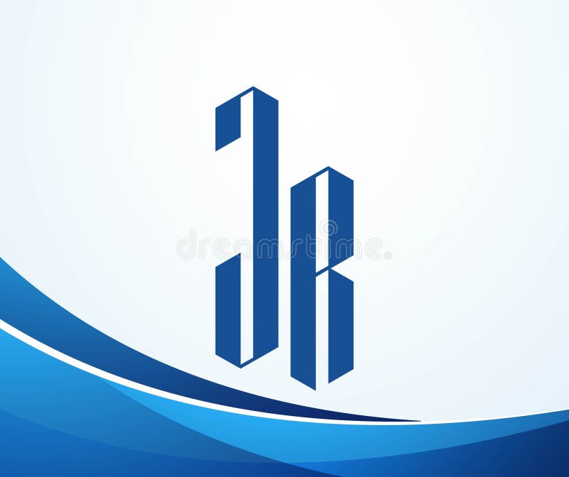 JR Alphabet Letter Logo Design Template Elements Stock Vector ...