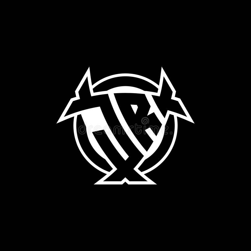 JR Logo Monogram Triangle Shield and Circle Shape Stock Vector ...