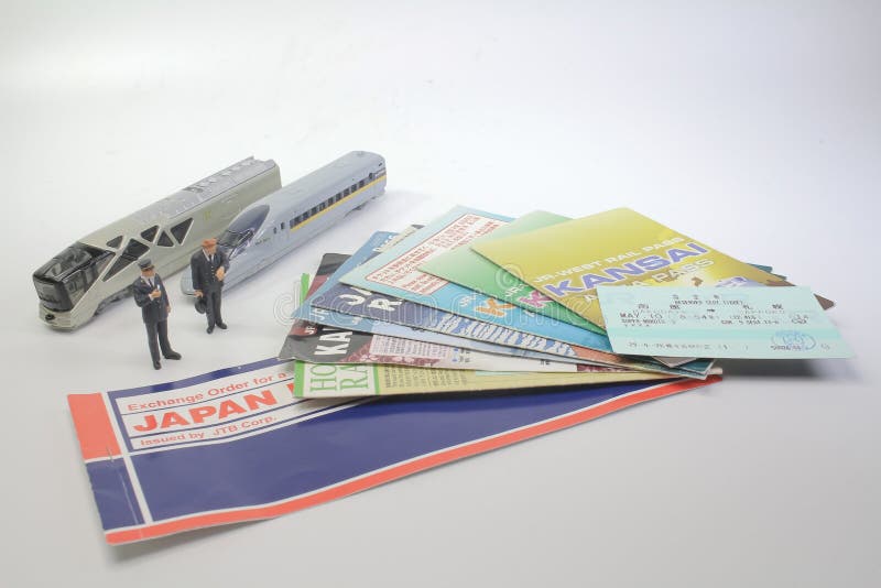 A JR Ticket Japan Rail Pass with Figure Editorial Stock Photo - Image ...