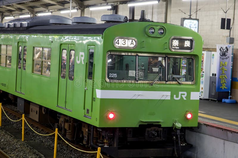 JR Train Standing at Railway Stations Editorial Stock Photo - Image of ...