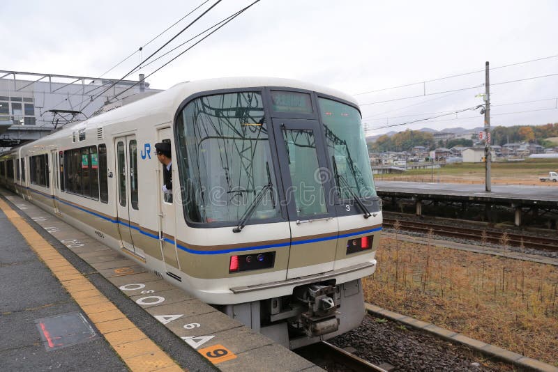 Jr west railway line editorial stock image. Image of station - 72066784