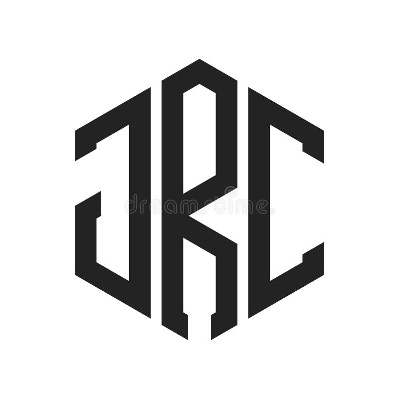 JRC Logo Design. Initial Letter JRC Monogram Logo Using Hexagon Shape ...