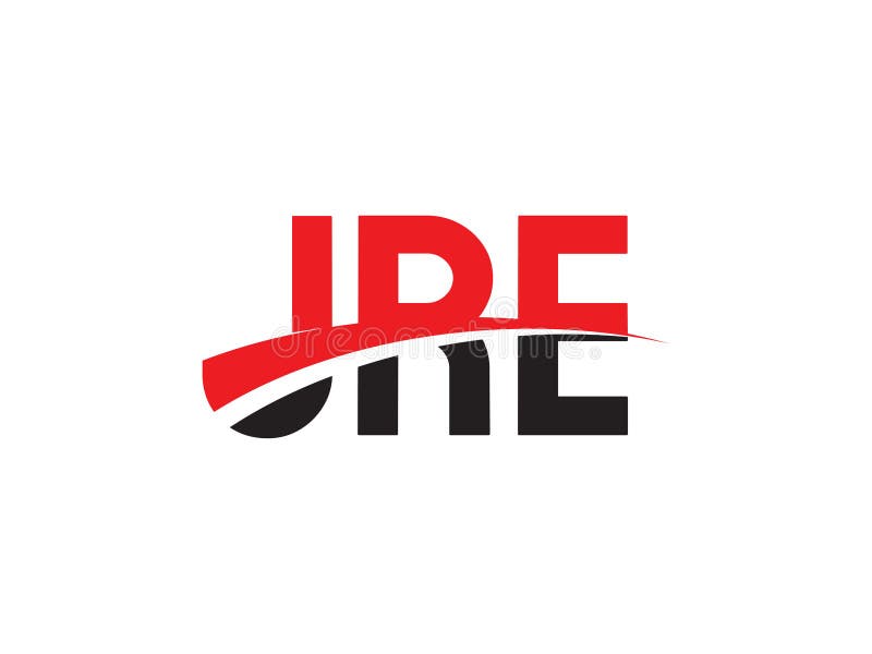 JRE Letter Initial Logo Design Vector Illustration Stock Vector ...