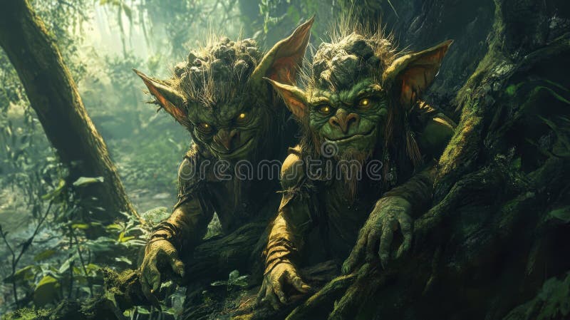 JRR Tolkien Day Enchanted Forest Goblins: Mystical Creatures in Lush ...