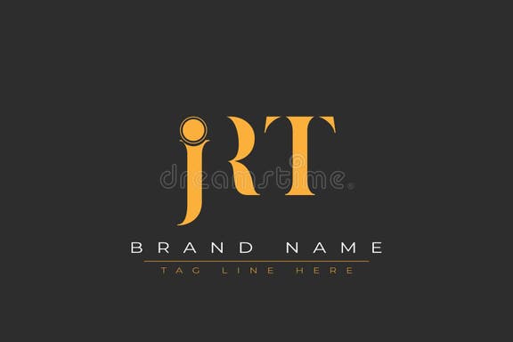 JRT Abstract Letter Logo Design Stock Vector - Illustration of initial ...