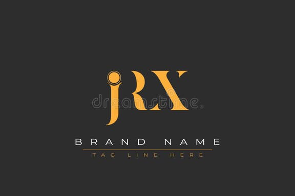 JRX Abstract Letter Logo Design Stock Vector - Illustration of ...