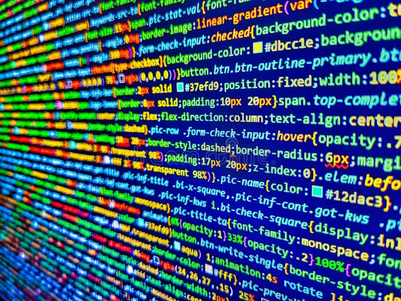 Js And The Abstract Background Information Technology Website Coding Standards For Web Design