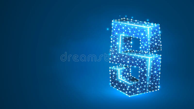 Js Java Script Coding Language Sign Device Programming Developing Concept Stock Vector