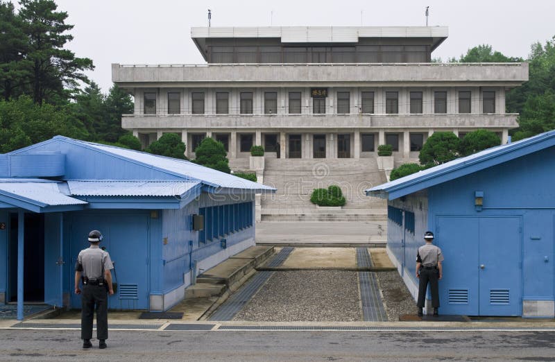 JSA (DMZ) Corée image éditorial. Image du corée, pétillement - 14835850