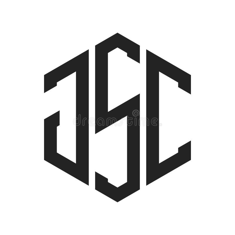 JSC Logo Design. Initial Letter JSC Monogram Logo Using Hexagon Shape ...