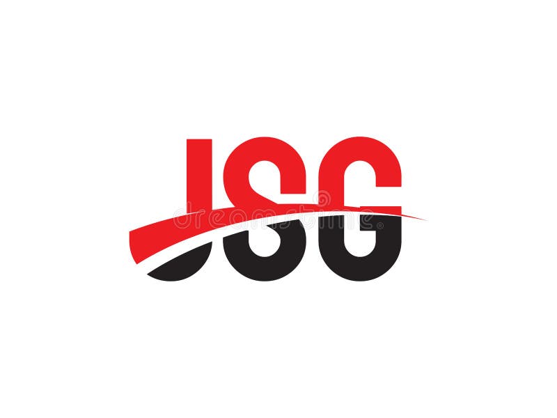 JSG Letter Initial Logo Design Vector Illustration Stock Vector ...