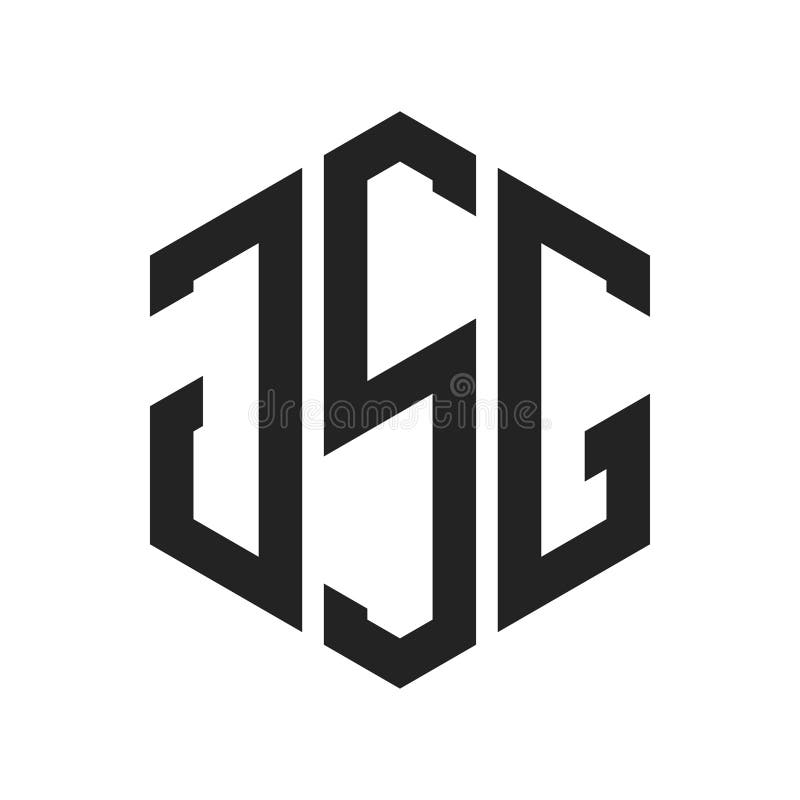 JSG Logo Design. Initial Letter JSG Monogram Logo Using Hexagon Shape ...