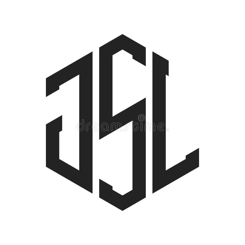 JSL Logo Design. Initial Letter JSL Monogram Logo Using Hexagon Shape ...