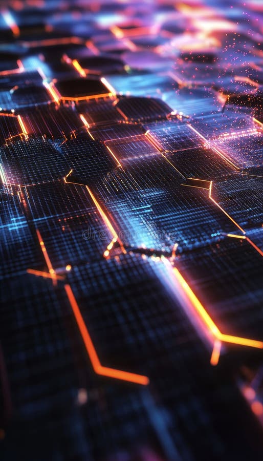 Json Captivating Abstract Visualization Of Hexagonal Patterns In A 9721