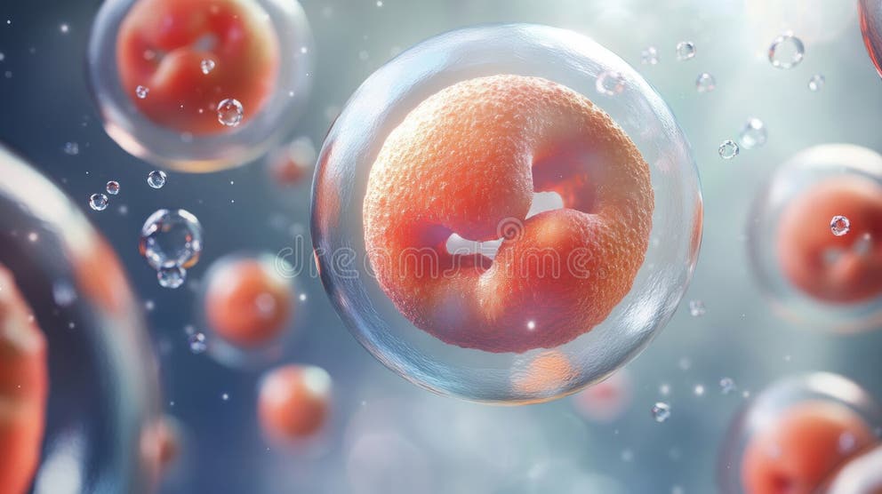 Json Illustration of Stem Cell Division Mitosis Steps and Biotechnology ...