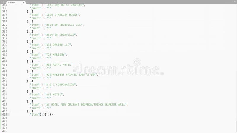 Json Programming Language Source Code Typing Effect Json Programmer Ticker Colored Commands