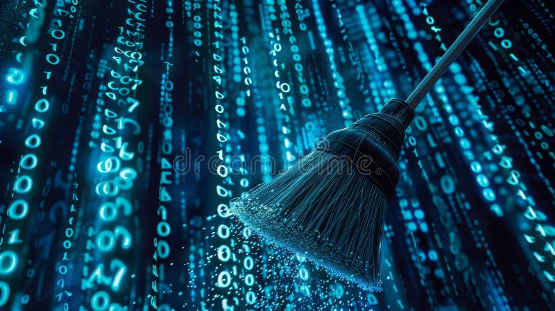 Json Visualizing Data Cleansing a Broom Sweeping Away Binary Code for ...