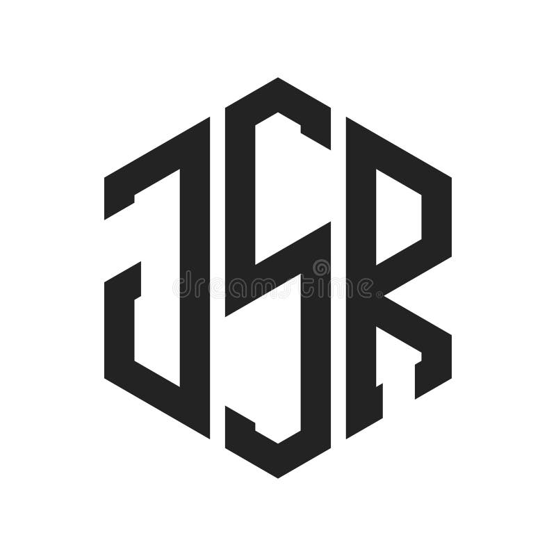 JSR Logo Design. Initial Letter JSR Monogram Logo Using Hexagon Shape ...