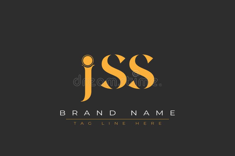 JSS Abstract Letter Logo Design Stock Vector - Illustration of concept ...