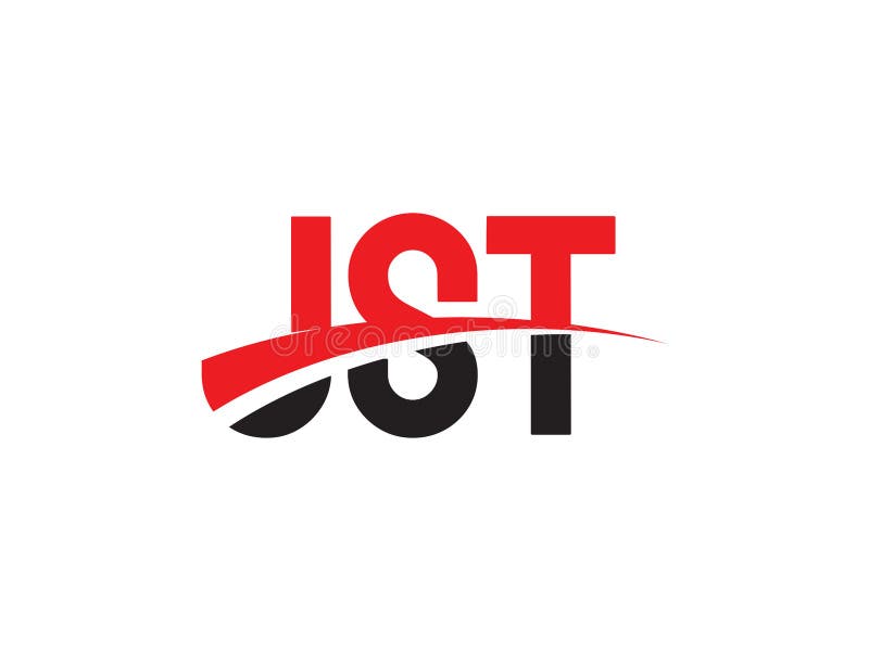 JST Letter Initial Logo Design Vector Illustration Stock Vector ...