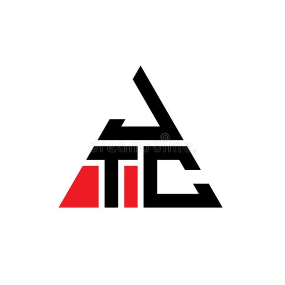 JTC Triangle Letter Logo Design with Triangle Shape. JTC Triangle Logo ...