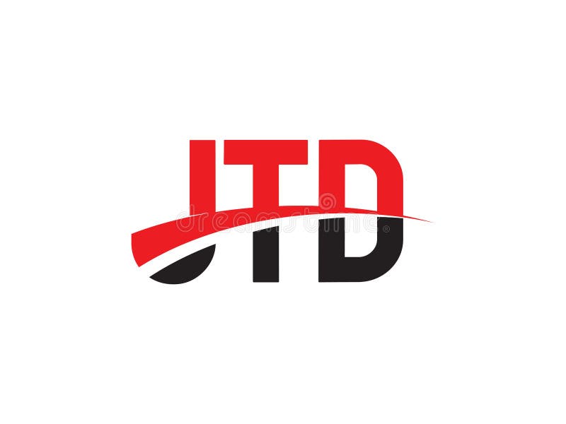JTD Letter Initial Logo Design Vector Illustration Stock Vector ...