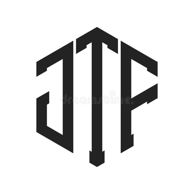 JTF Logo Design. Initial Letter JTF Monogram Logo Using Hexagon Shape ...