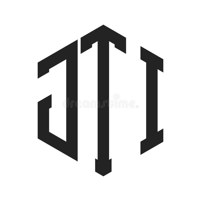 JTI Logo Design. Initial Letter JTI Monogram Logo Using Hexagon Shape ...