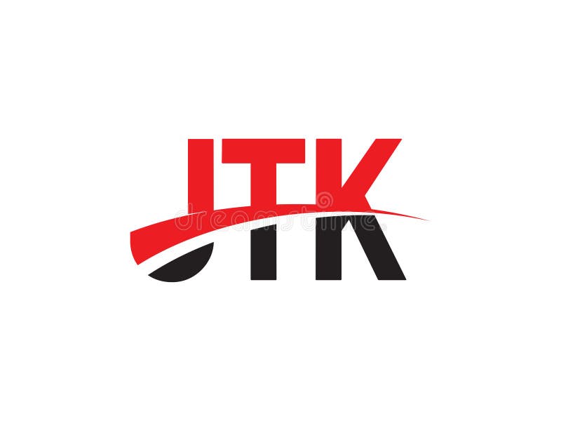 JTK Letter Initial Logo Design Vector Illustration Stock Vector ...