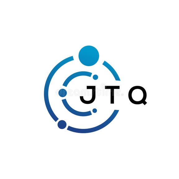 JTQ Letter Technology Logo Design on White Background. JTQ Creative ...