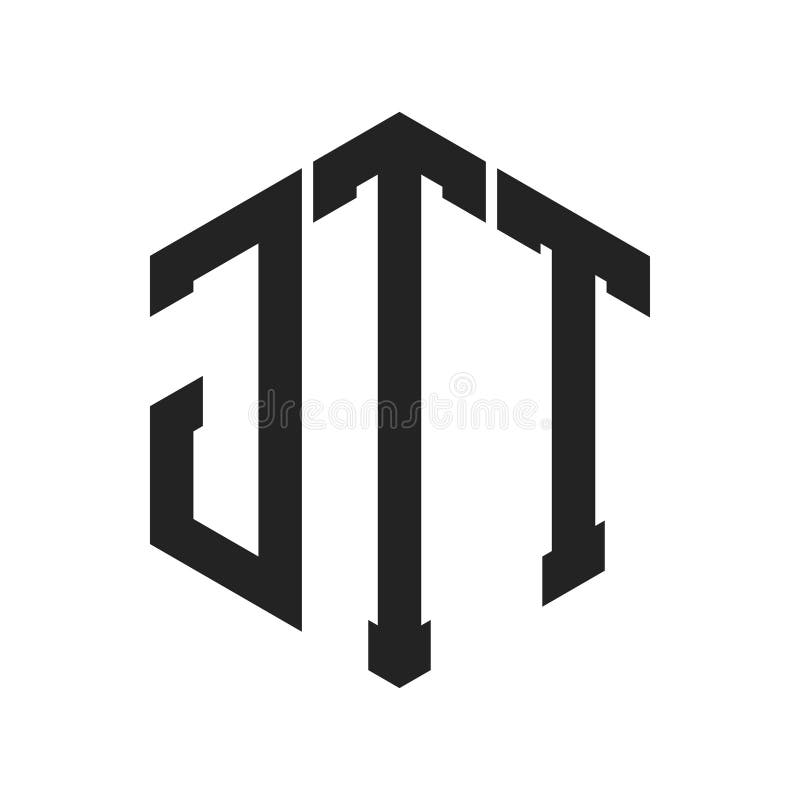 JTT Logo Design. Initial Letter JTT Monogram Logo Using Hexagon Shape ...