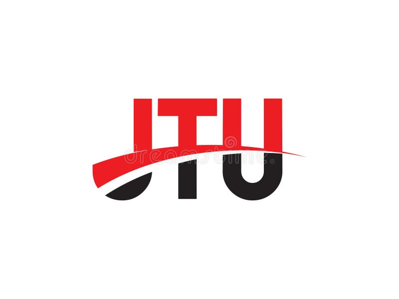 JTU Letter Initial Logo Design Vector Illustration Stock Vector ...