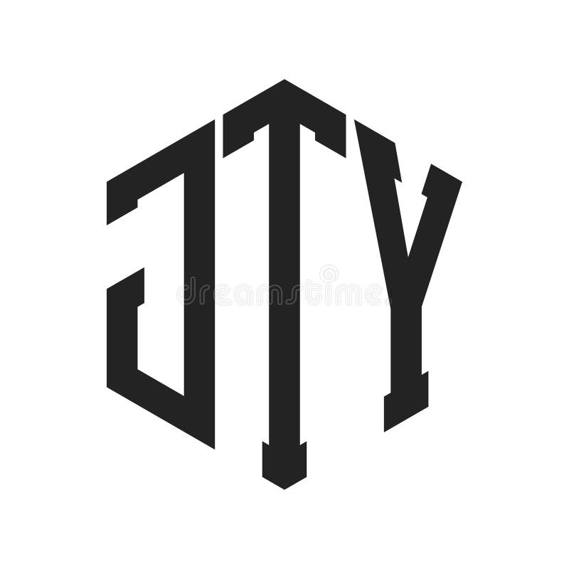 JTY Logo Design. Initial Letter JTY Monogram Logo Using Hexagon Shape ...