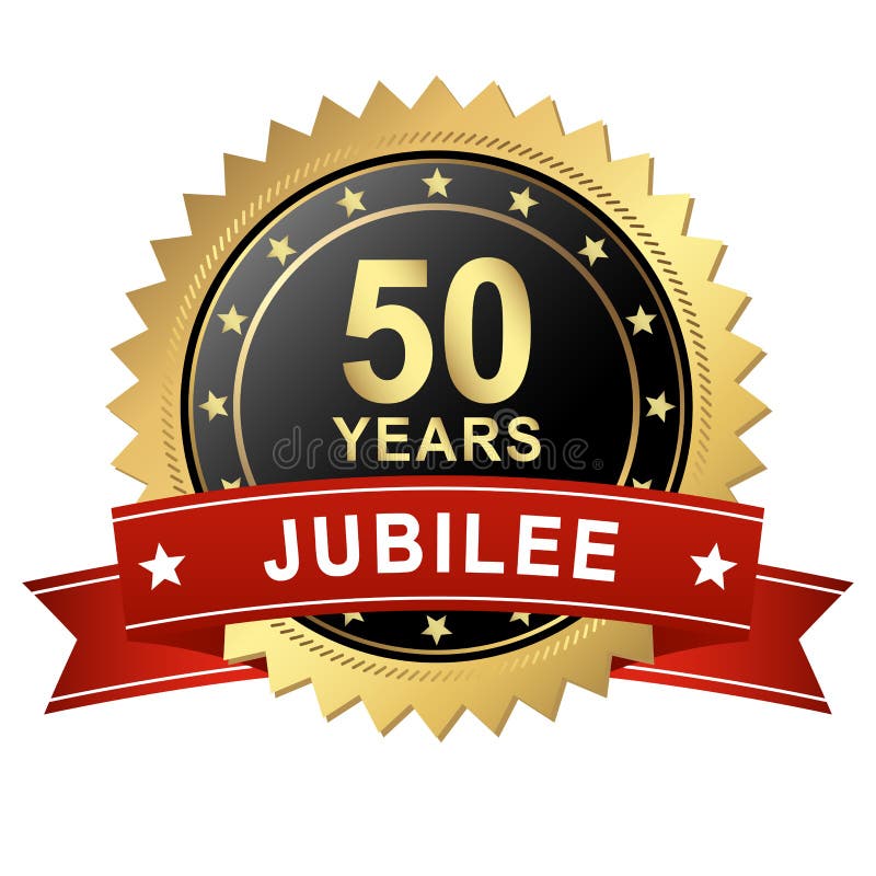 Jubilee Button with Banner - 10 YEARS Stock Vector - Illustration of ...