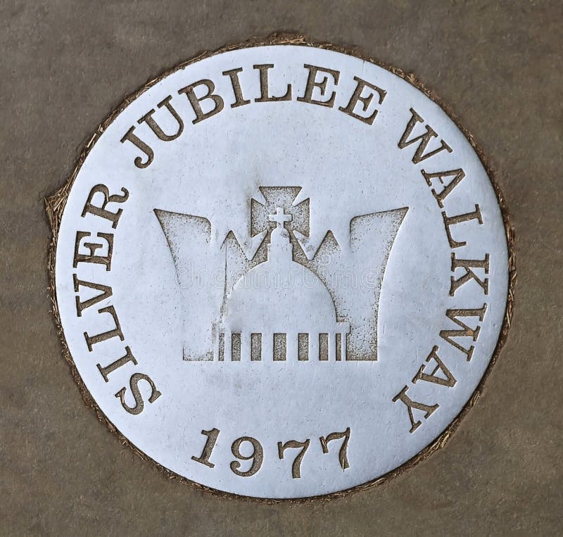 Jubilee walkway stock photo. Image of crown, metal, stone - 31042312