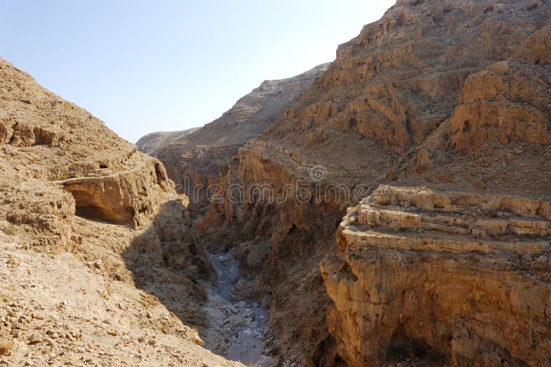 Judea mountains. stock photo. Image of cliffs, layer - 19236274