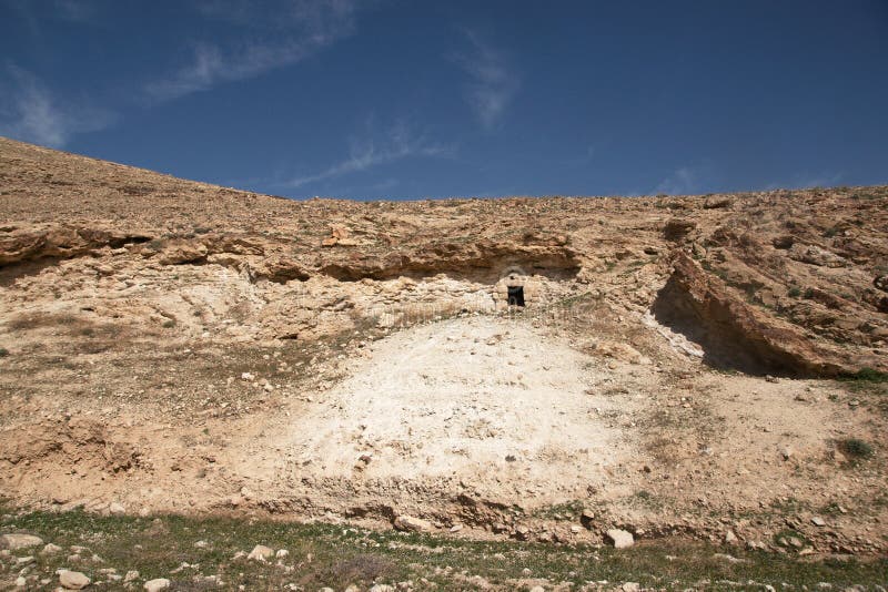 Judean desert stock image. Image of holyland, monk, cave - 19994663