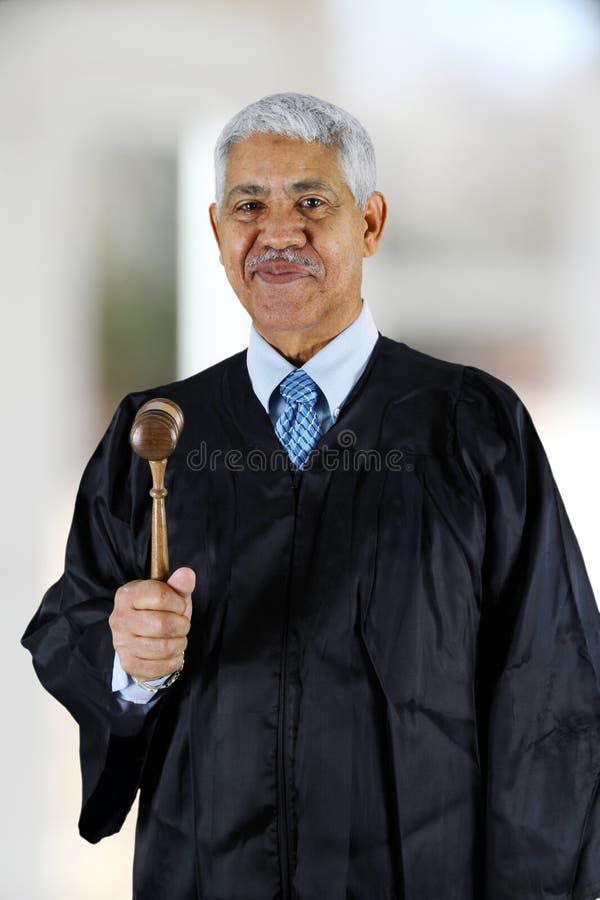 Smiling judge stock photo. Image of inside, concerned - 5193674
