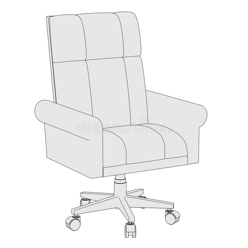 Judge chair stock illustration. Illustration of cartoon - 54685725