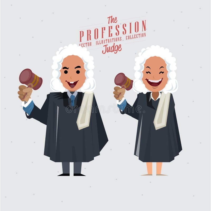 Judge - stock illustration. Illustration of courthouse - 57511392