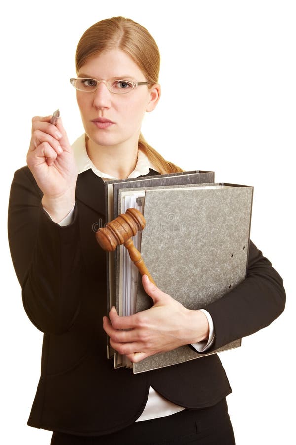 Female judge with scales stock photo. Image of appraise - 15142664
