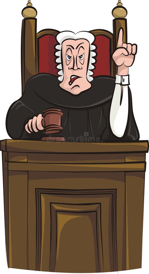 Senior Judge Man Standing Pose Stock Vector - Illustration of standing ...
