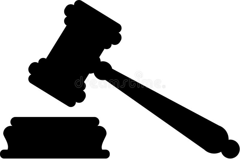 Judge Pictogram female stock vector. Illustration of logo - 107099603