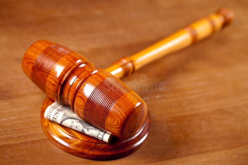 Law and money stock image. Image of currency, gavel, isolated - 22351647