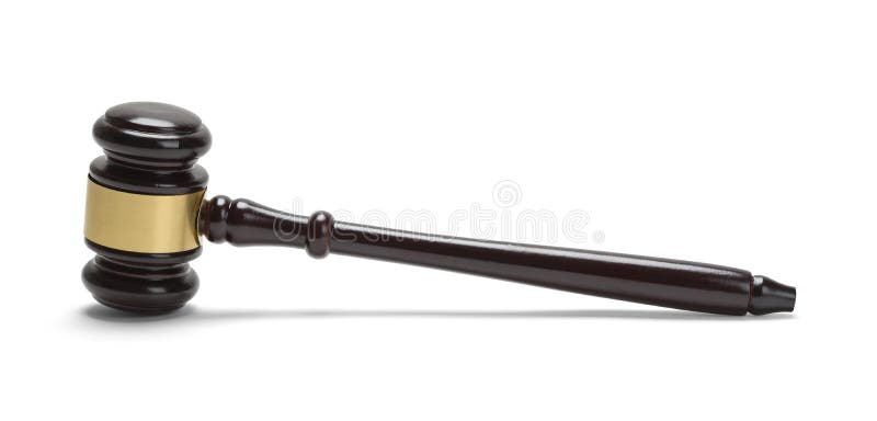 Judge Gavel Side View stock image. Image of white, concepts - 79389251