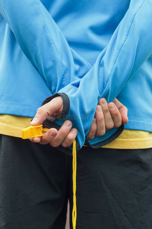 Judge Holding a Scroll on His Back. Stock Photo - Image of blue ...