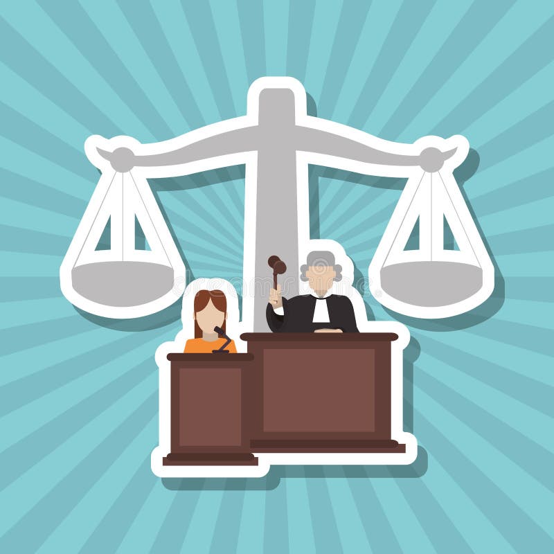 Judge Icon Design, Vector Illustration Stock Vector - Illustration of ...